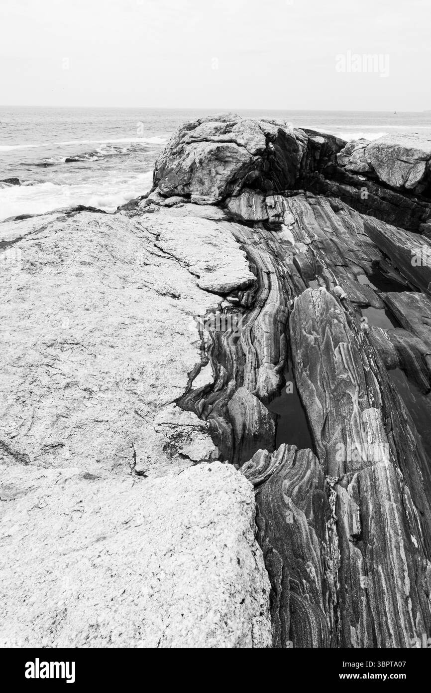 New harbor maine Black and White Stock Photos & Images - Alamy