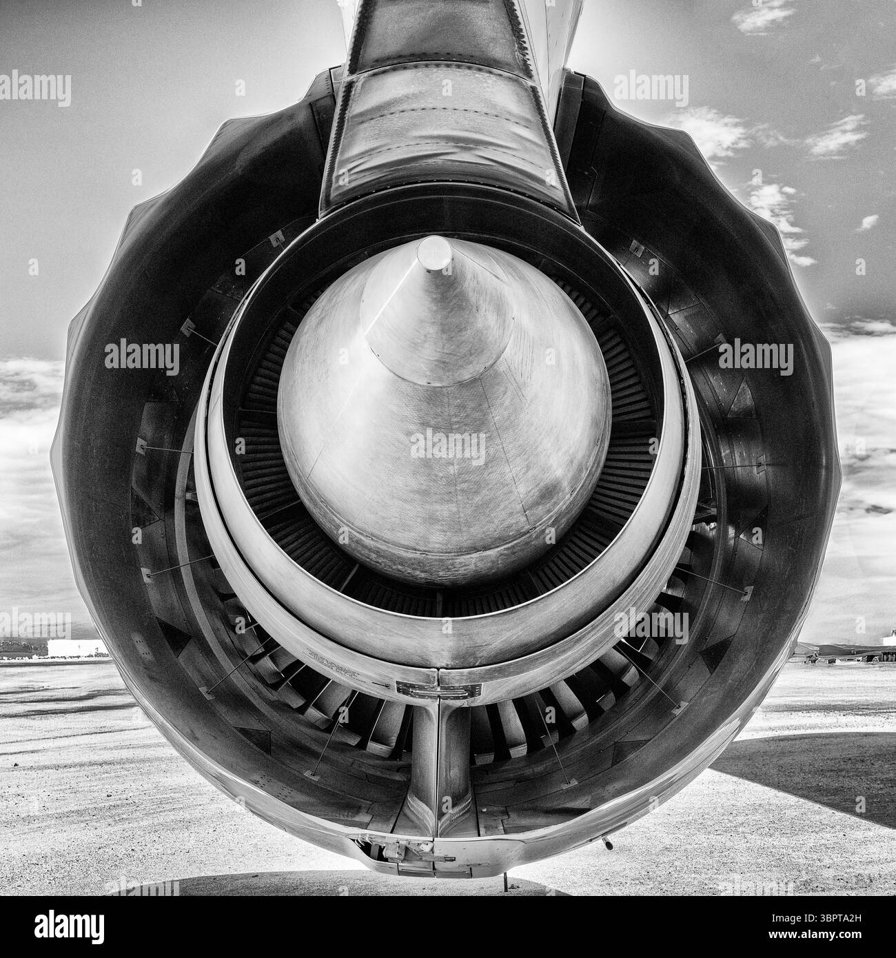 Rolls-Royce Trent 1000 high-bypass turbofan aircraft engine Stock Photo ...