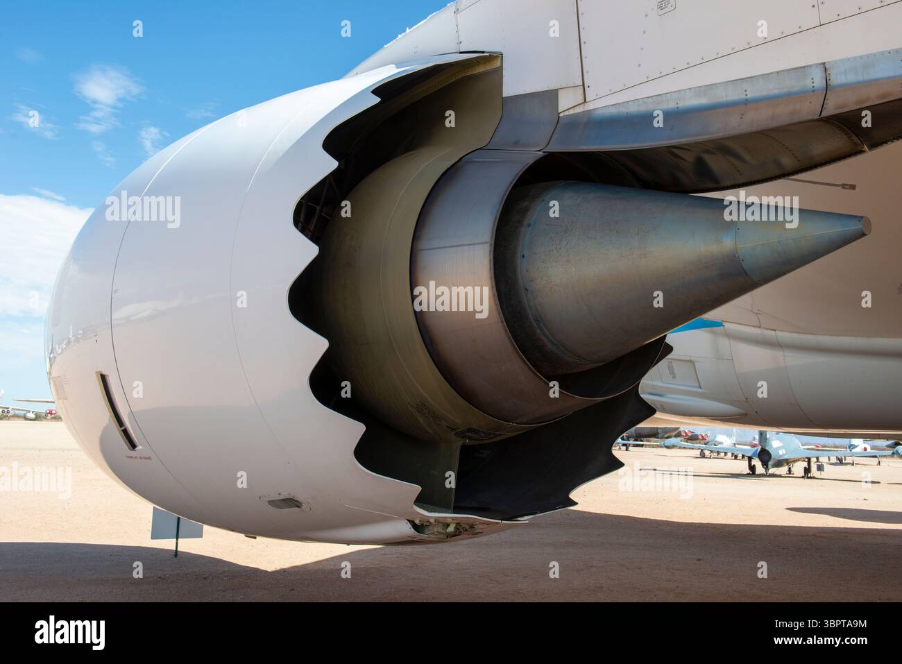 Rolls-Royce Trent 1000 high-bypass turbofan aircraft engine Stock Photo ...