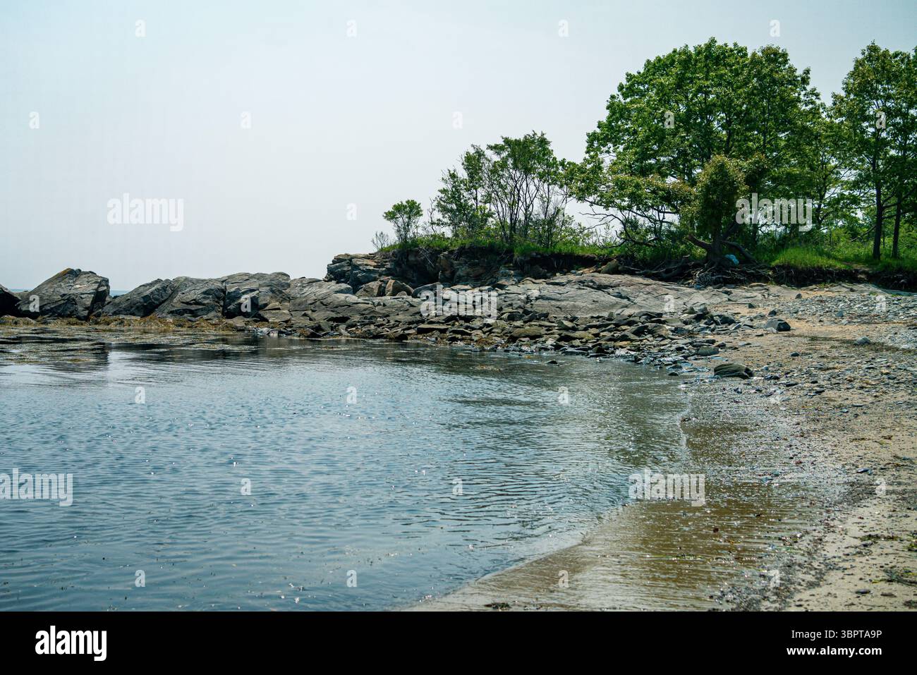 Coast of Peaks Island, Maine Stock Photo - Alamy