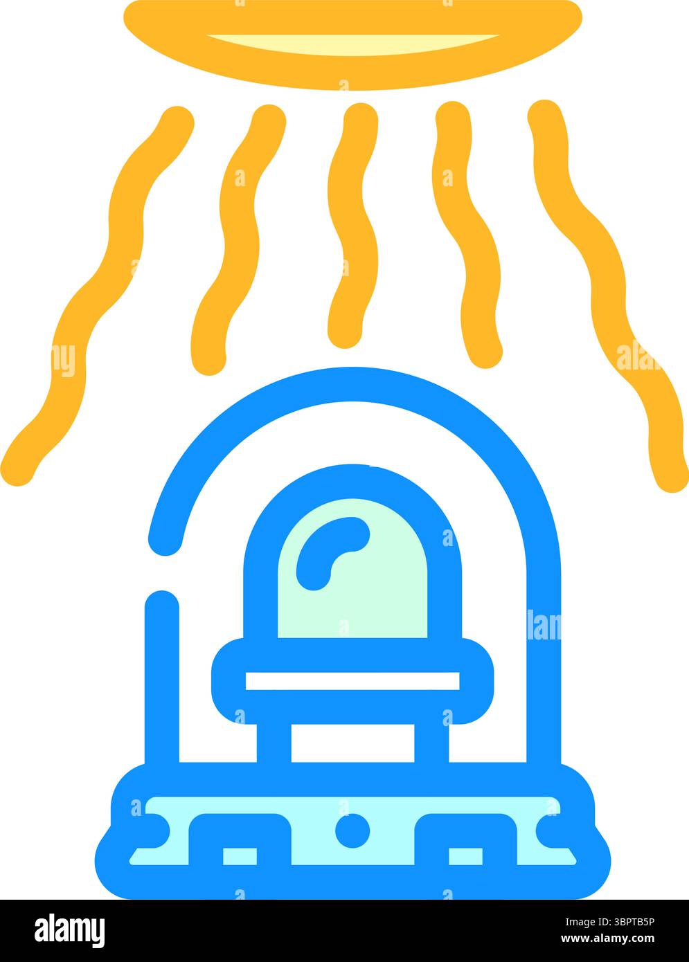 light intensity sensor module color icon vector illustration Stock ...