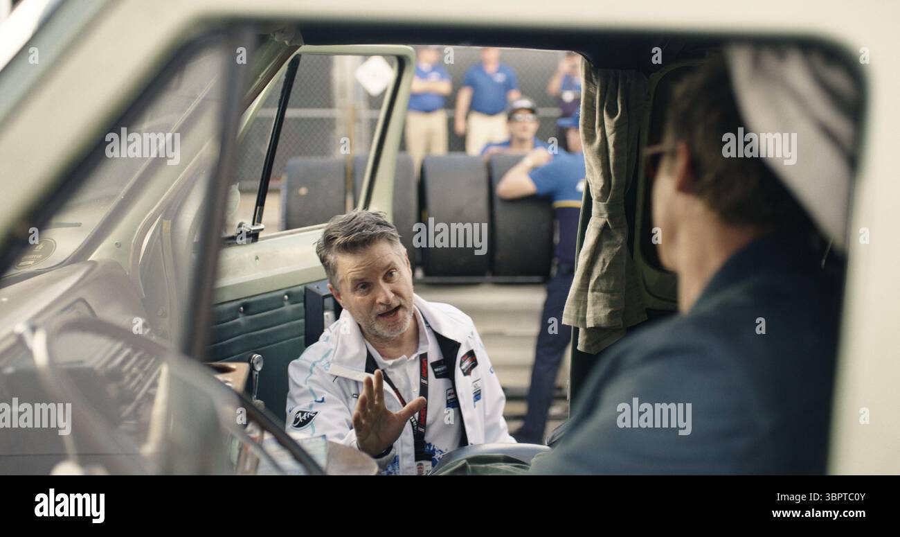 F1 (2025) SHEA WIGHAM as Chip Hart/Chief Mechanic/Daytona BRAD PITT as ...