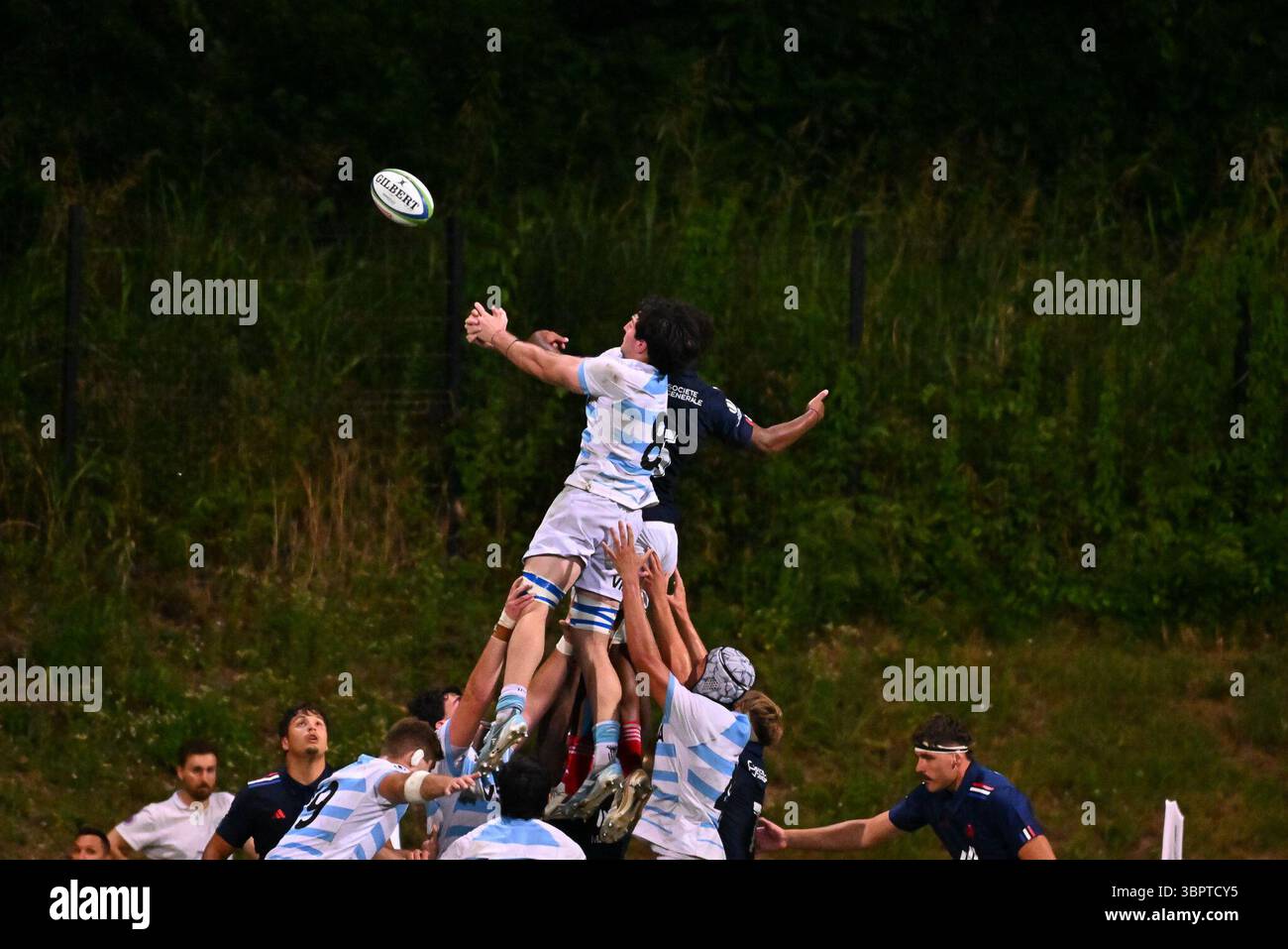 Verona, Italy. 09th July, 2025. Highlights and player images from the match between France U20 ...