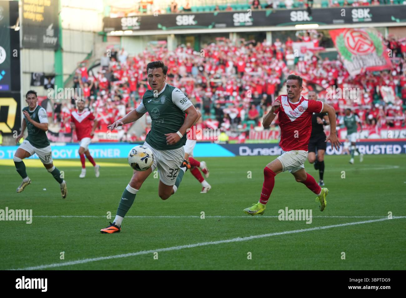 9th July 2025; Easter Road, Edinburgh, Scotland: Scottish Pre Season ...