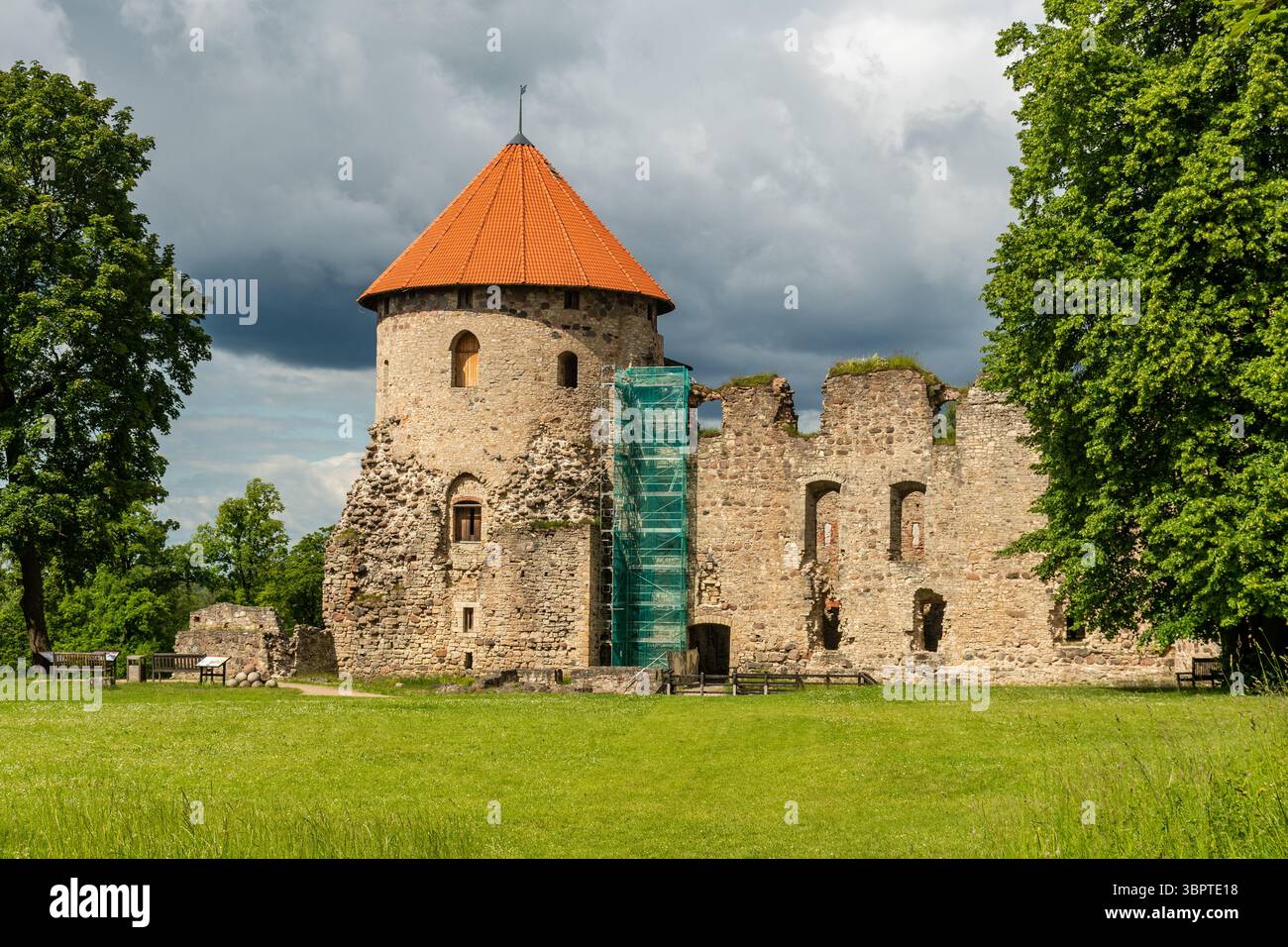 Cesis Medieval castle, the most iconic and best preserved medieval ...