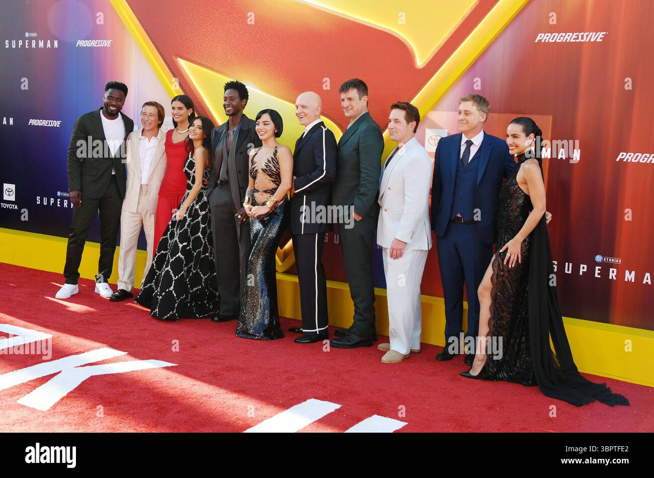 HOLLYWOOD, CALIFORNIA - JULY 07: (L-R) Christopher McDonald, Skyler Gisondo, Sara Sampaio ...