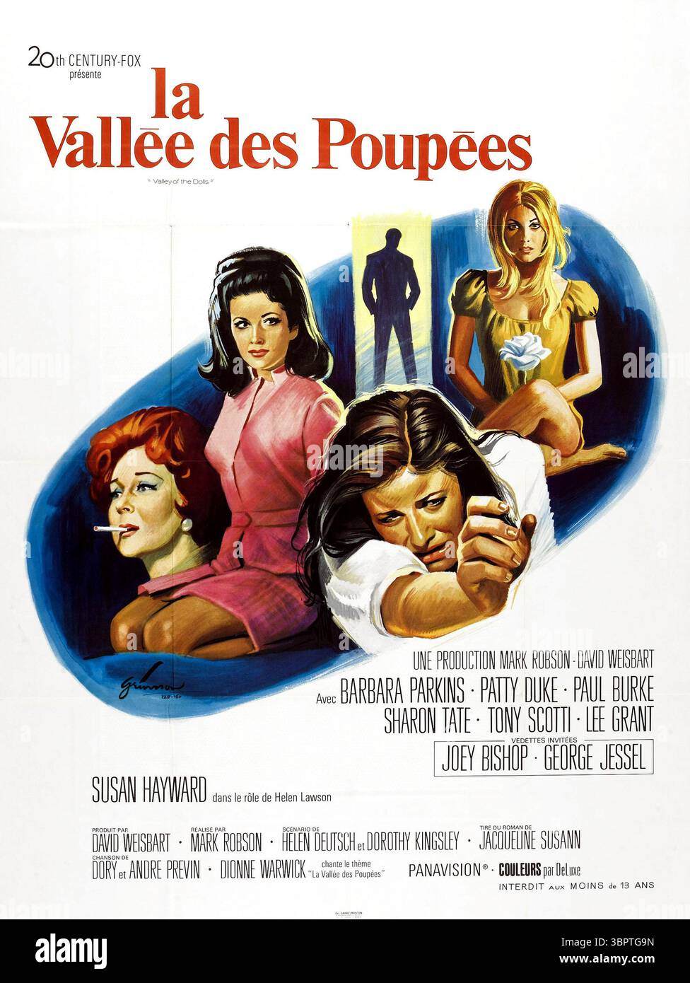 "Valley of the Dolls" - French Poster 1967 Barbara Parkins, Patty Duke, Paul Burke, Sharon Tate ...