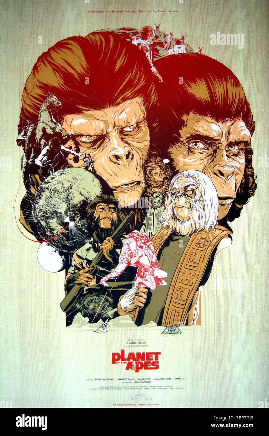 "Planet of the Apes" - US Poster 1968 / File Reference # 34900-915THA ...
