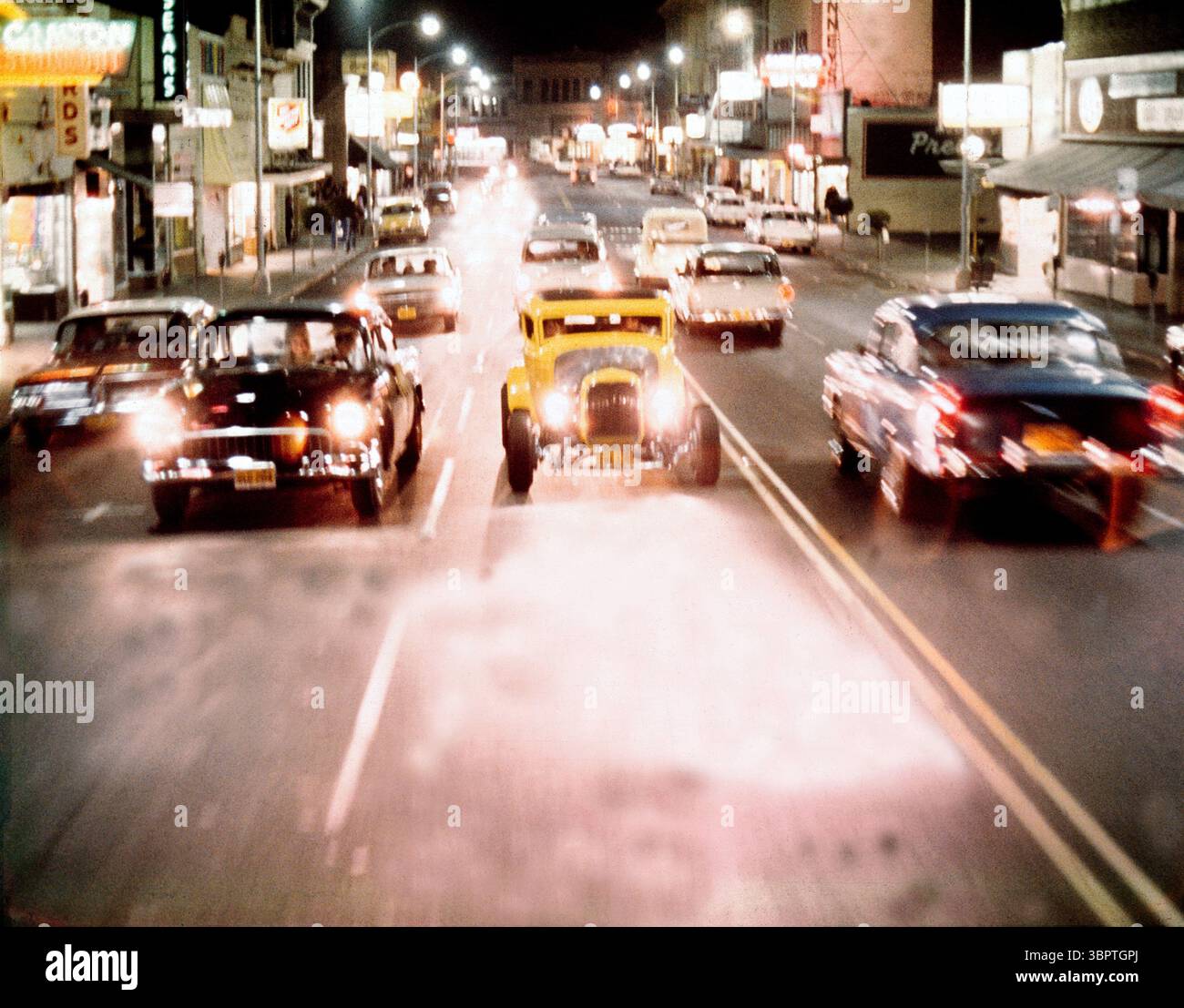 Studio released publicity film still from "American Graffiti" 1973 ...