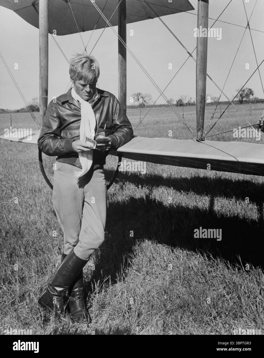 Robert Redford in "The Great Waldo Pepper", 1975 / File Reference ...