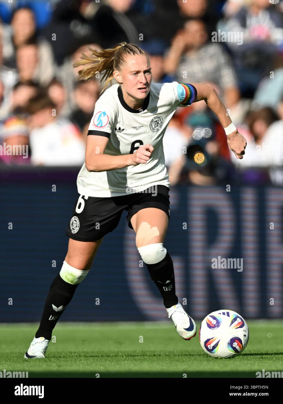 BASEL - Janina Minge of Germany during the European Championship Group ...