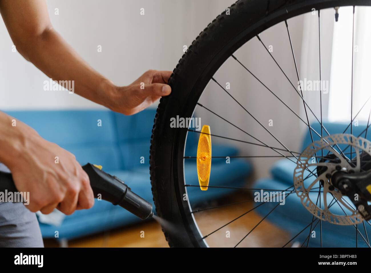 Owner bike cleaning dirty hi-res stock photography and images - Alamy