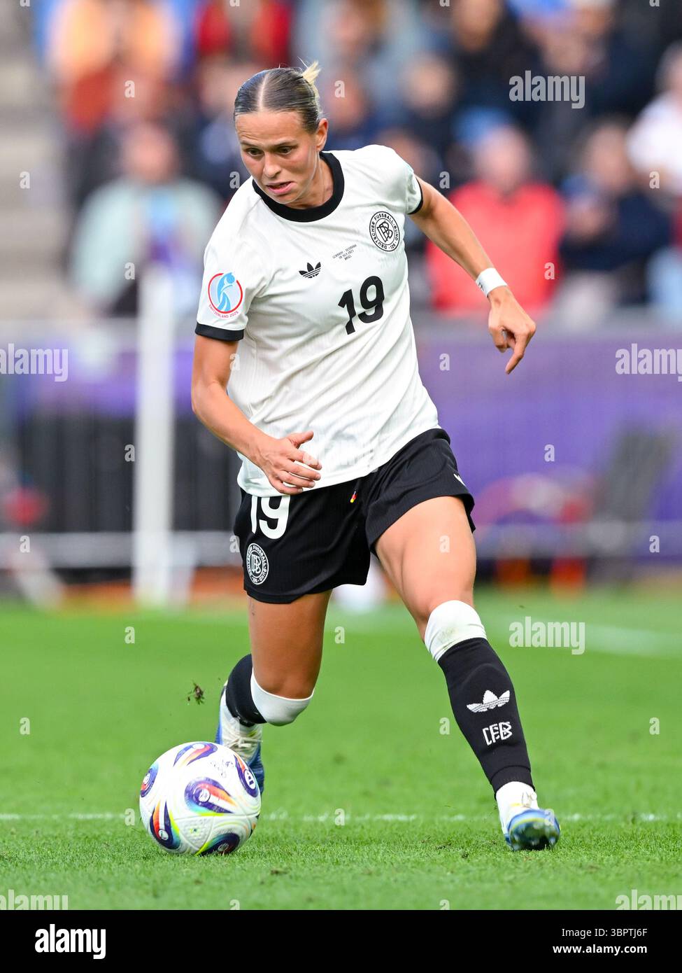 BASEL - Klara Buhl of Germany during the European Championship Group C match between Germany and ...