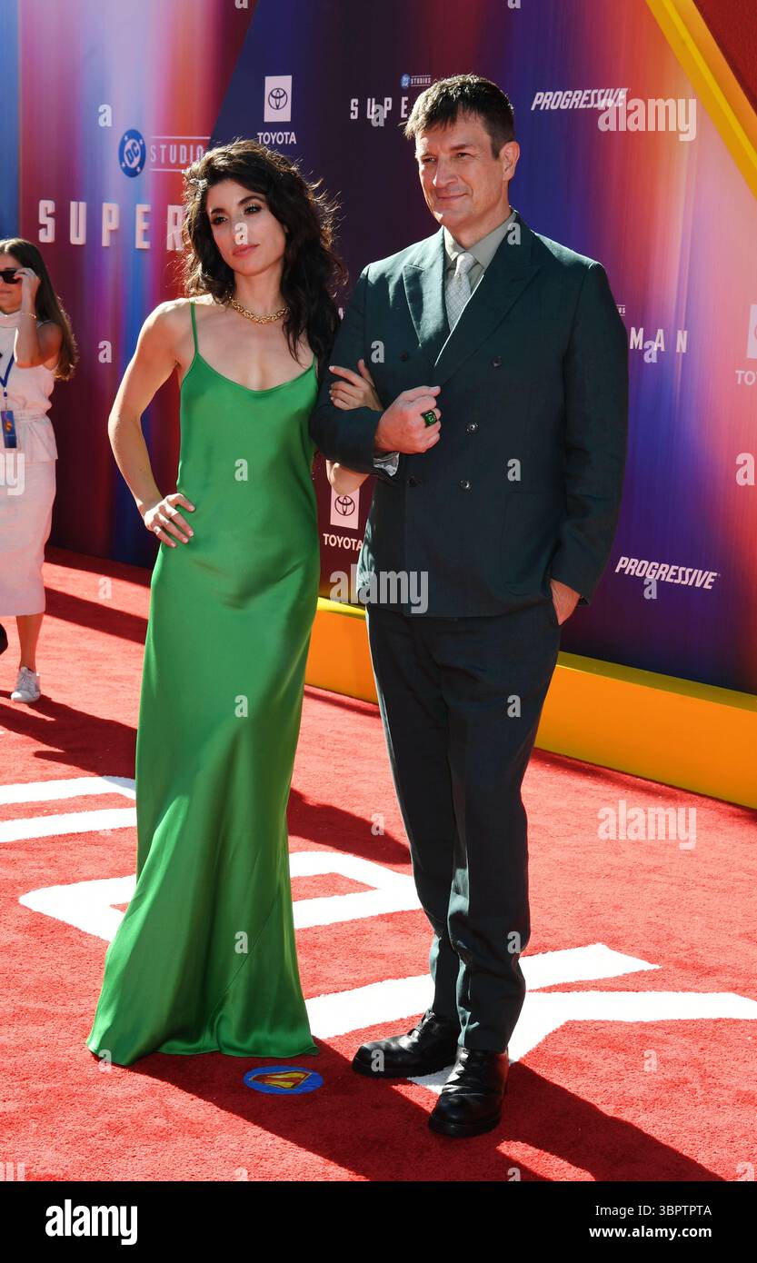HOLLYWOOD, CALIFORNIA - JULY 07: Tania Raymonde (L) and Nathan Fillion ...