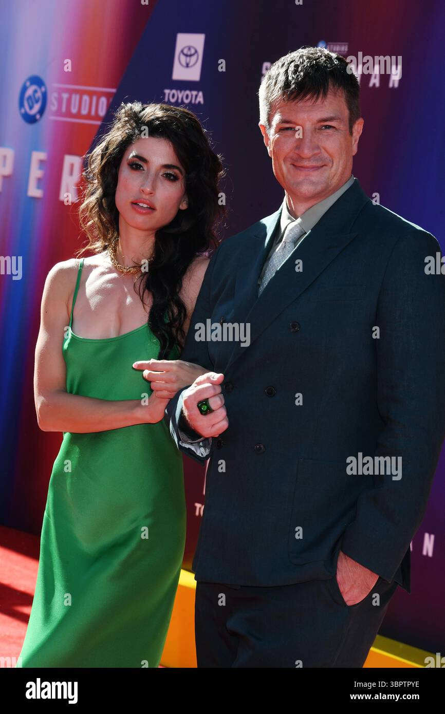 HOLLYWOOD, CALIFORNIA - JULY 07: Tania Raymonde (L) and Nathan Fillion ...