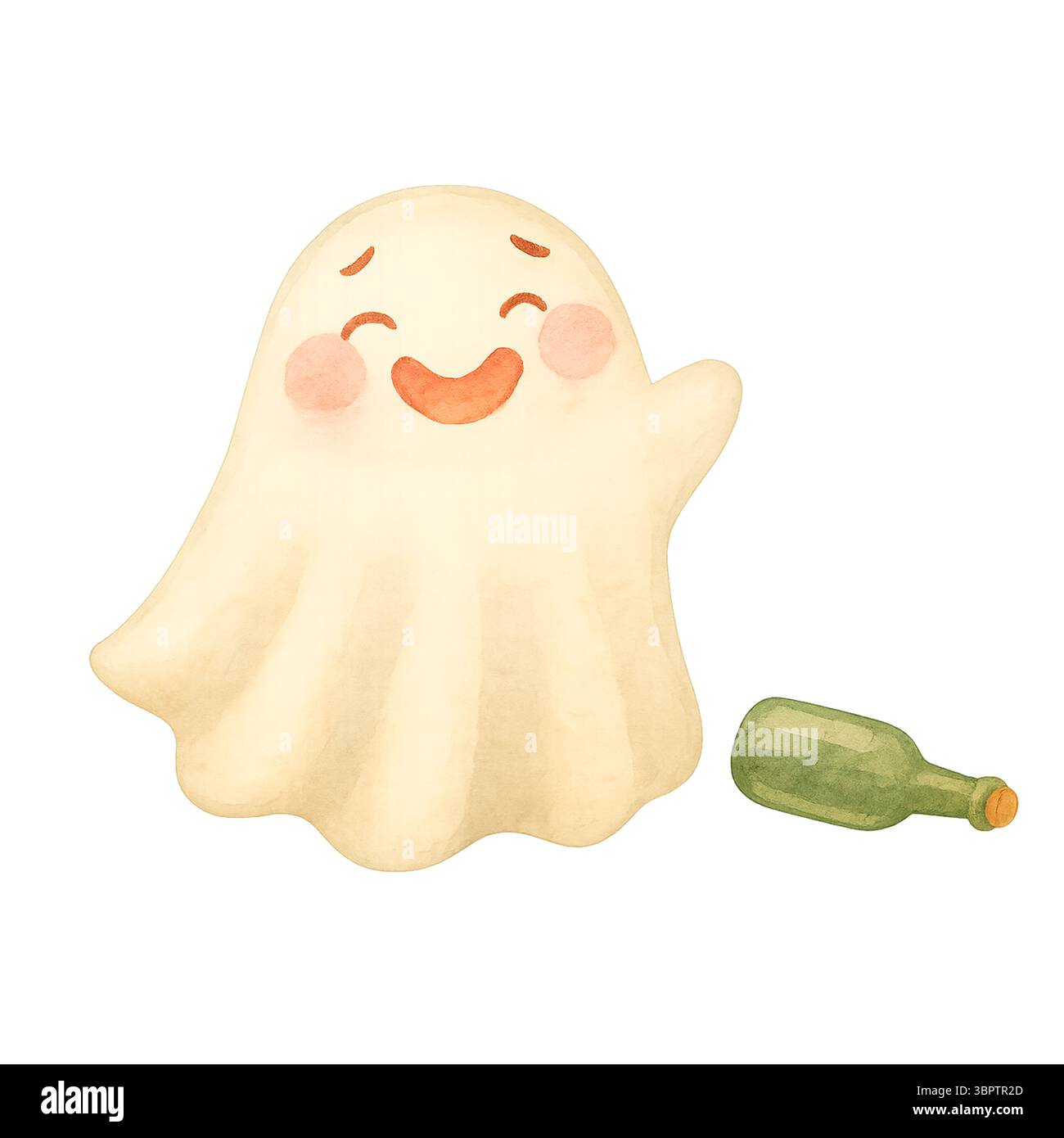 Witch cute ghost character hi-res stock photography and images - Alamy