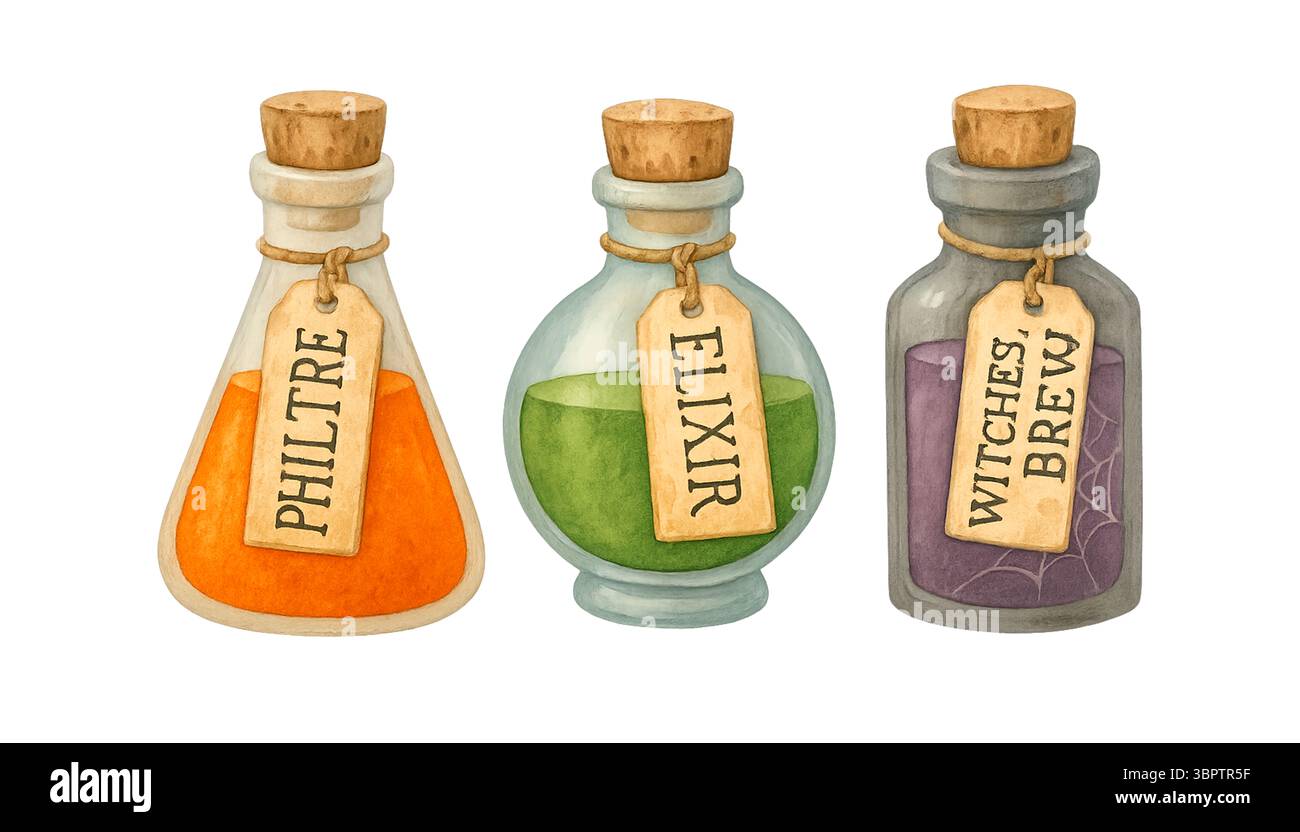 Brew potions Cut Out Stock Images & Pictures - Alamy