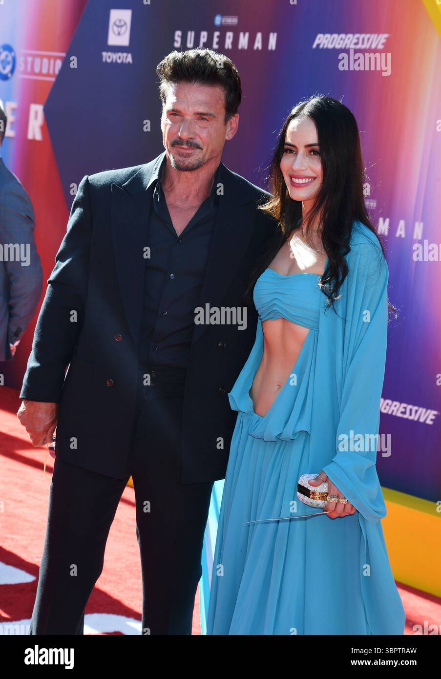 HOLLYWOOD, CALIFORNIA - JULY 07: Frank Grillo and San Nardi seen at the ...