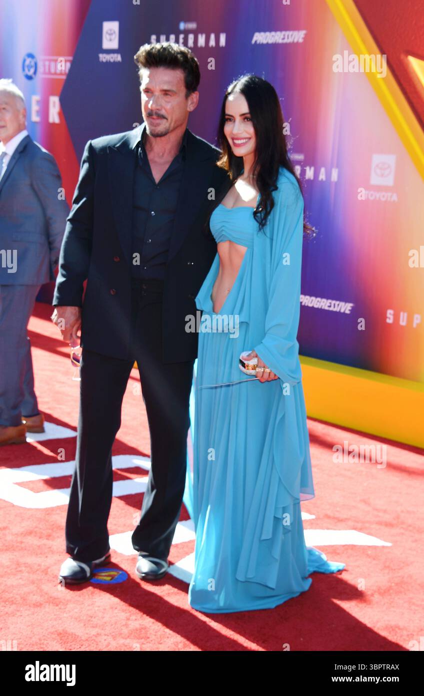 HOLLYWOOD, CALIFORNIA - JULY 07: Frank Grillo and San Nardi seen at the ...