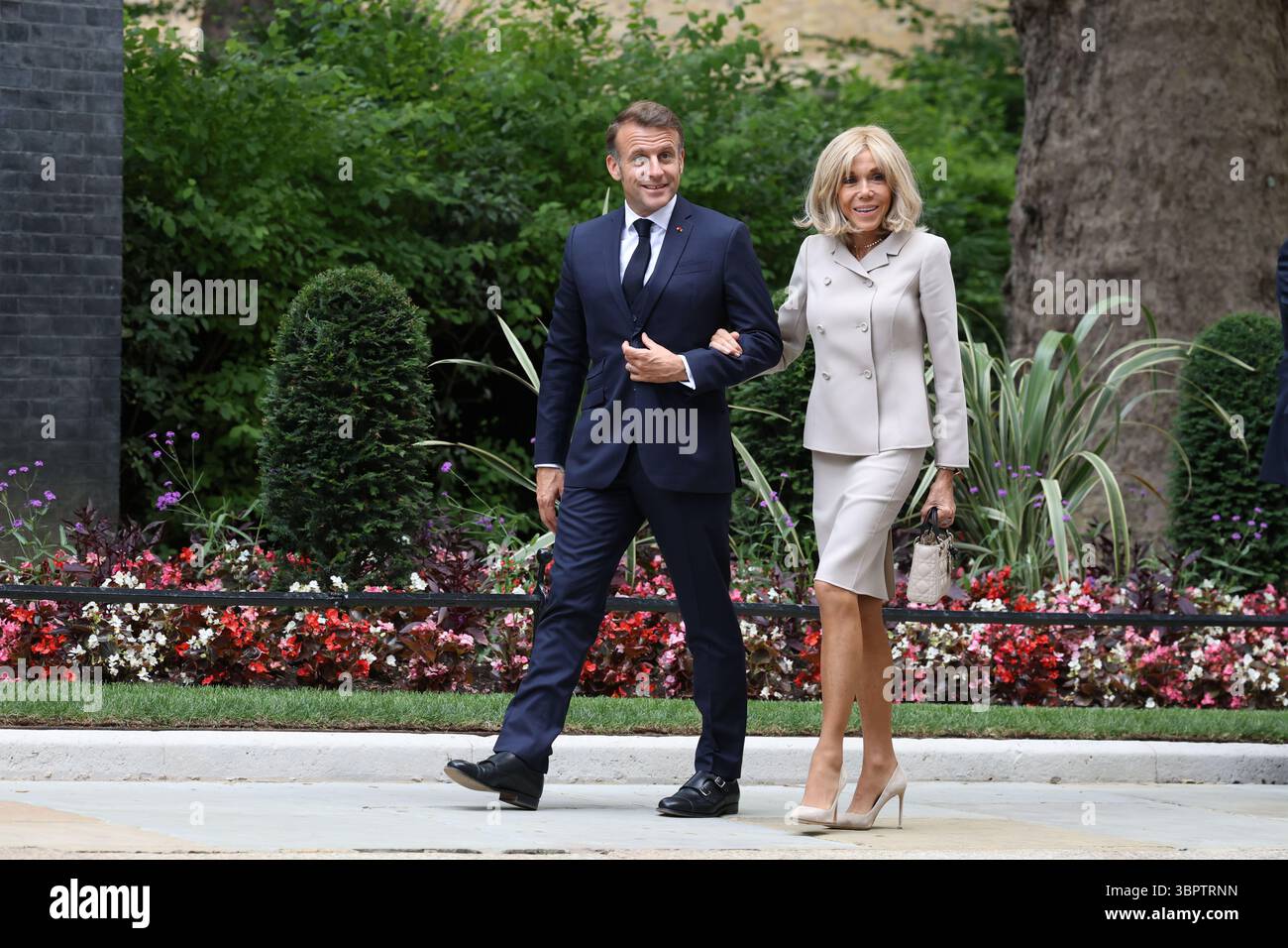 London, UK. 09th July, 2025. LONDON, ENGLAND - JULY 9: French President ...
