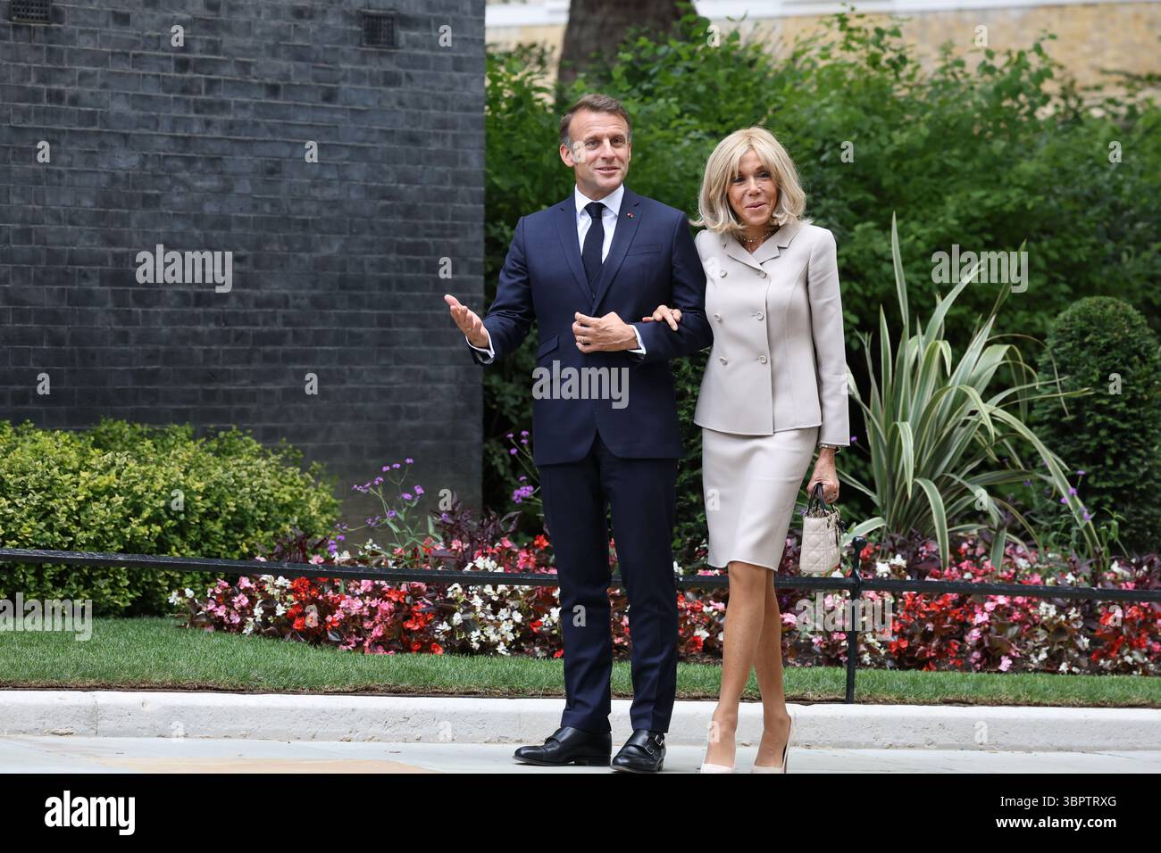 London, UK. 09th July, 2025. LONDON, ENGLAND - JULY 9: French President ...