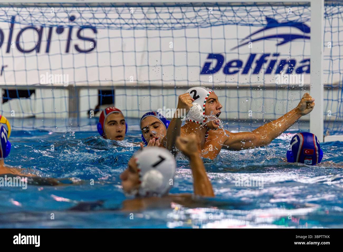 ISTANBUL, TURKEY - JULY 9 , 2025: U16 Men’s European Water Polo ...