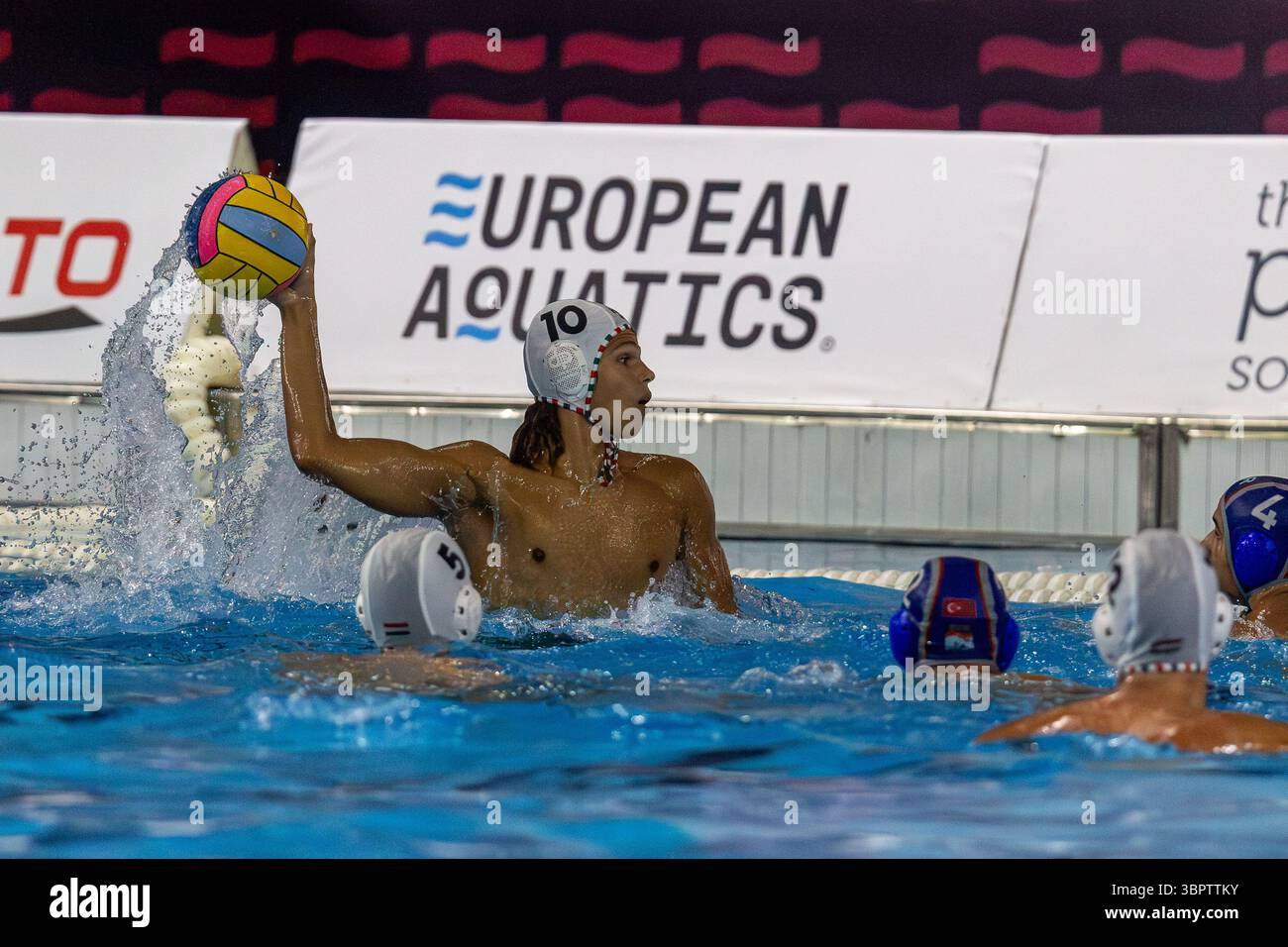 ISTANBUL, TURKEY - JULY 9 , 2025: U16 Men’s European Water Polo ...
