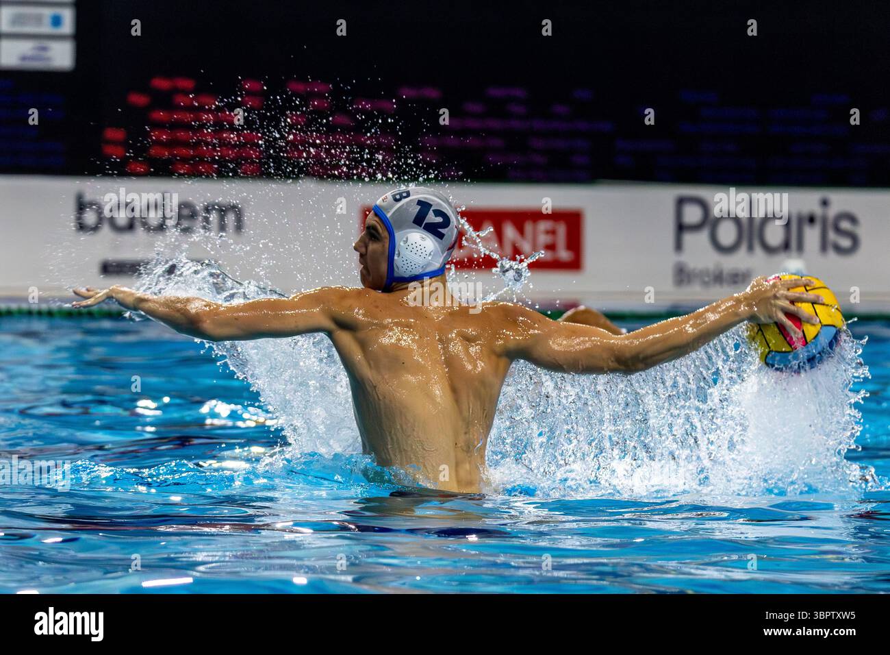 ISTANBUL, TURKEY - JULY 9 , 2025: U16 Men’s European Water Polo ...