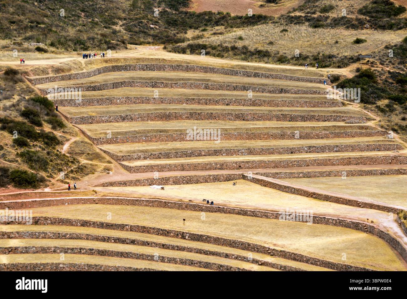 Moray Archaeological Site, Sacred Valley, Cusco, Perú Stock Photo - Alamy