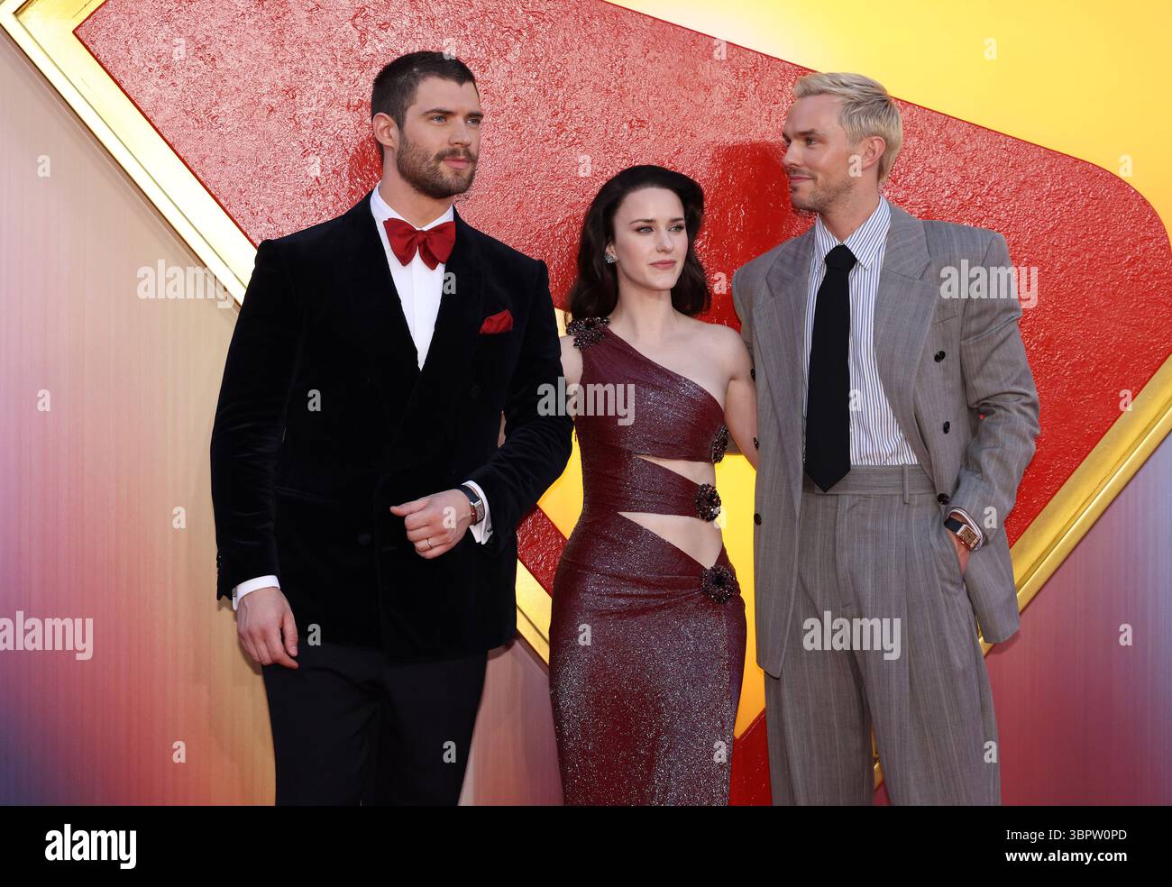 London, UK. James Gunn, David Corenswet, Rachel Brosnahan, Nicholas ...