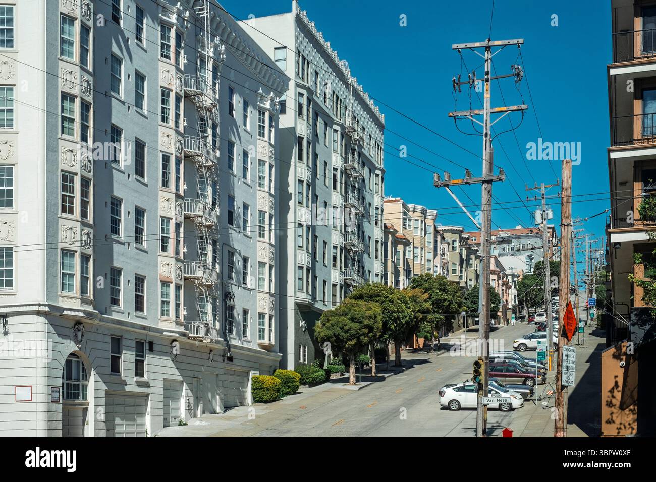 Iconic Victorian architecture, featuring bay windows and ornate facades ...