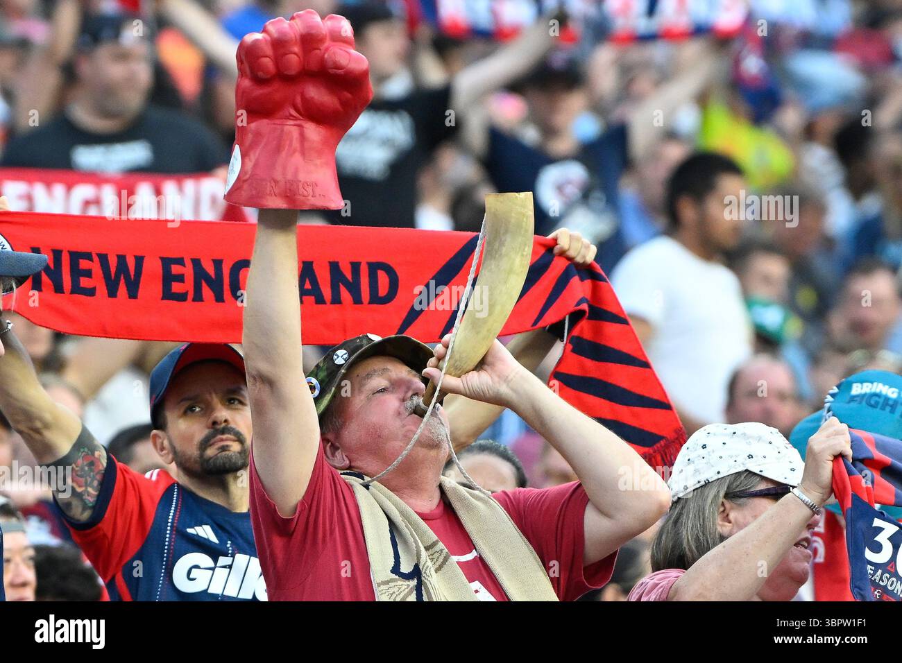 July 9, 2025; Foxborough, Massachusetts, USA; A New England Revolution ...