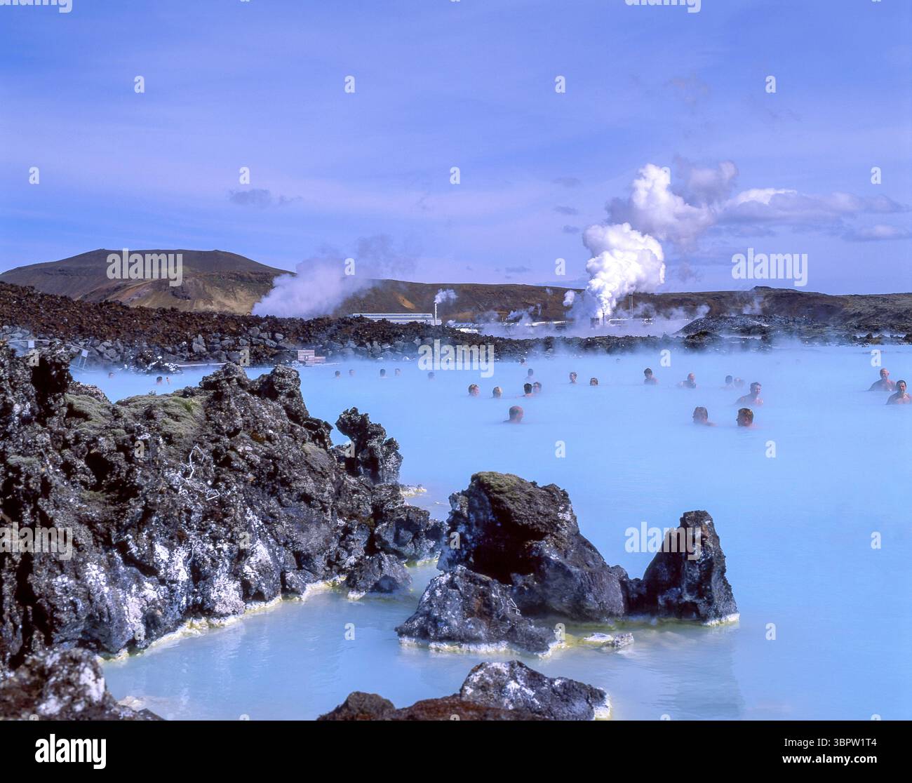 Blue Lagoon Natural Geothermal Spa (Bláa lónið), Grindavik, Southern ...