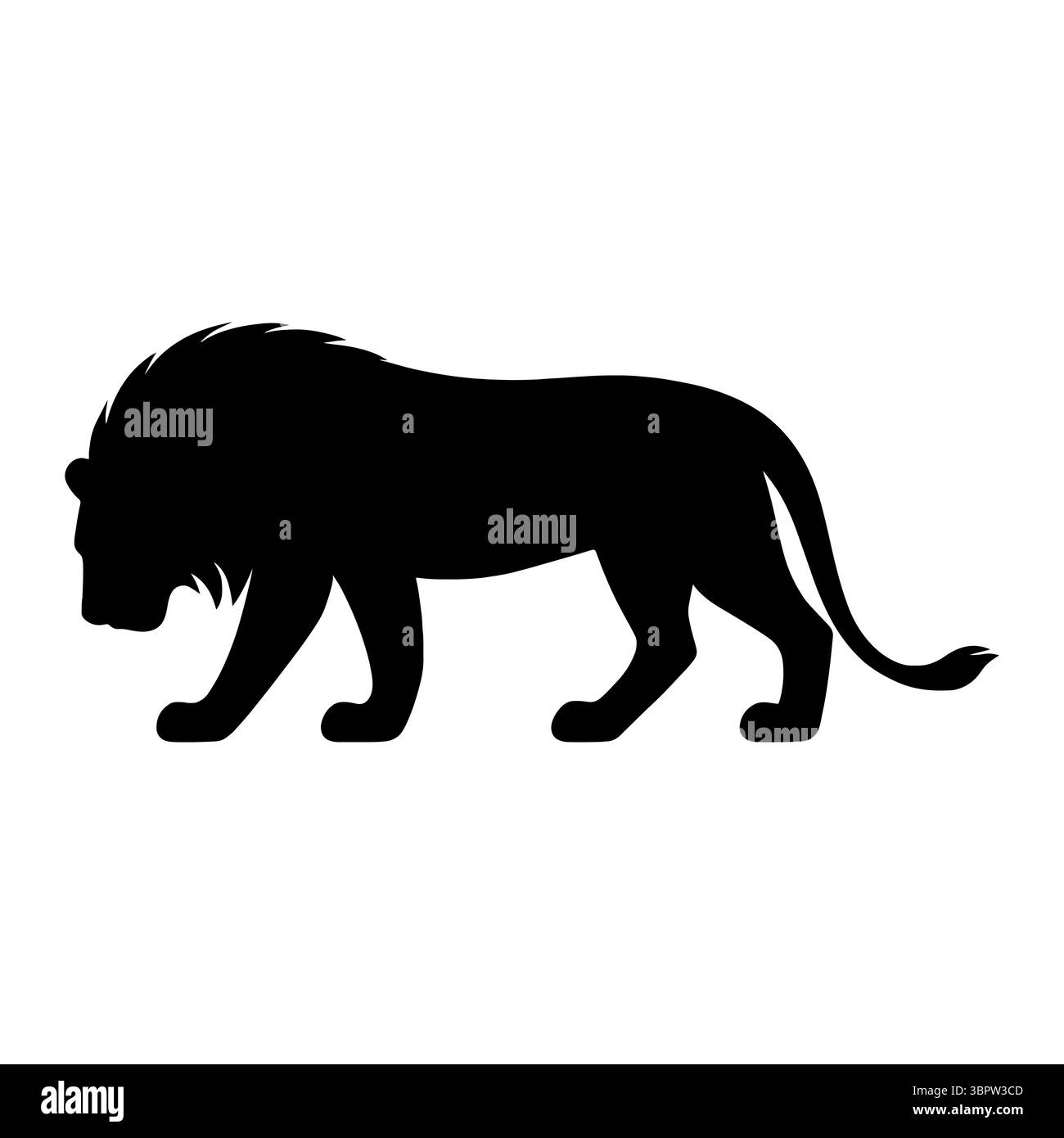 Wild lion roaring head Cut Out Stock Images & Pictures - Alamy