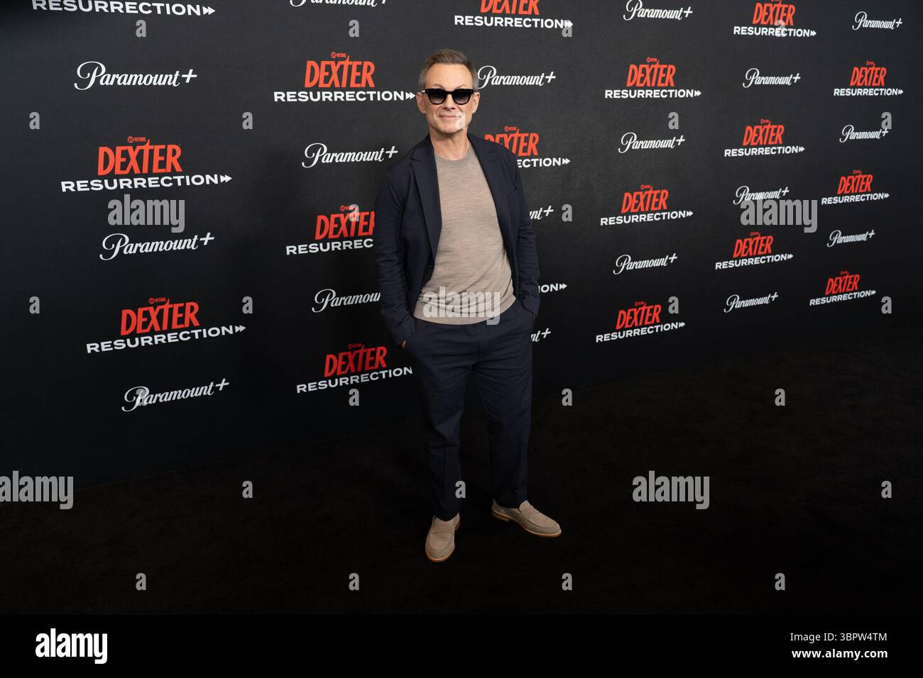 Christian Slater arrives on the red carpet at the world premiere of ...