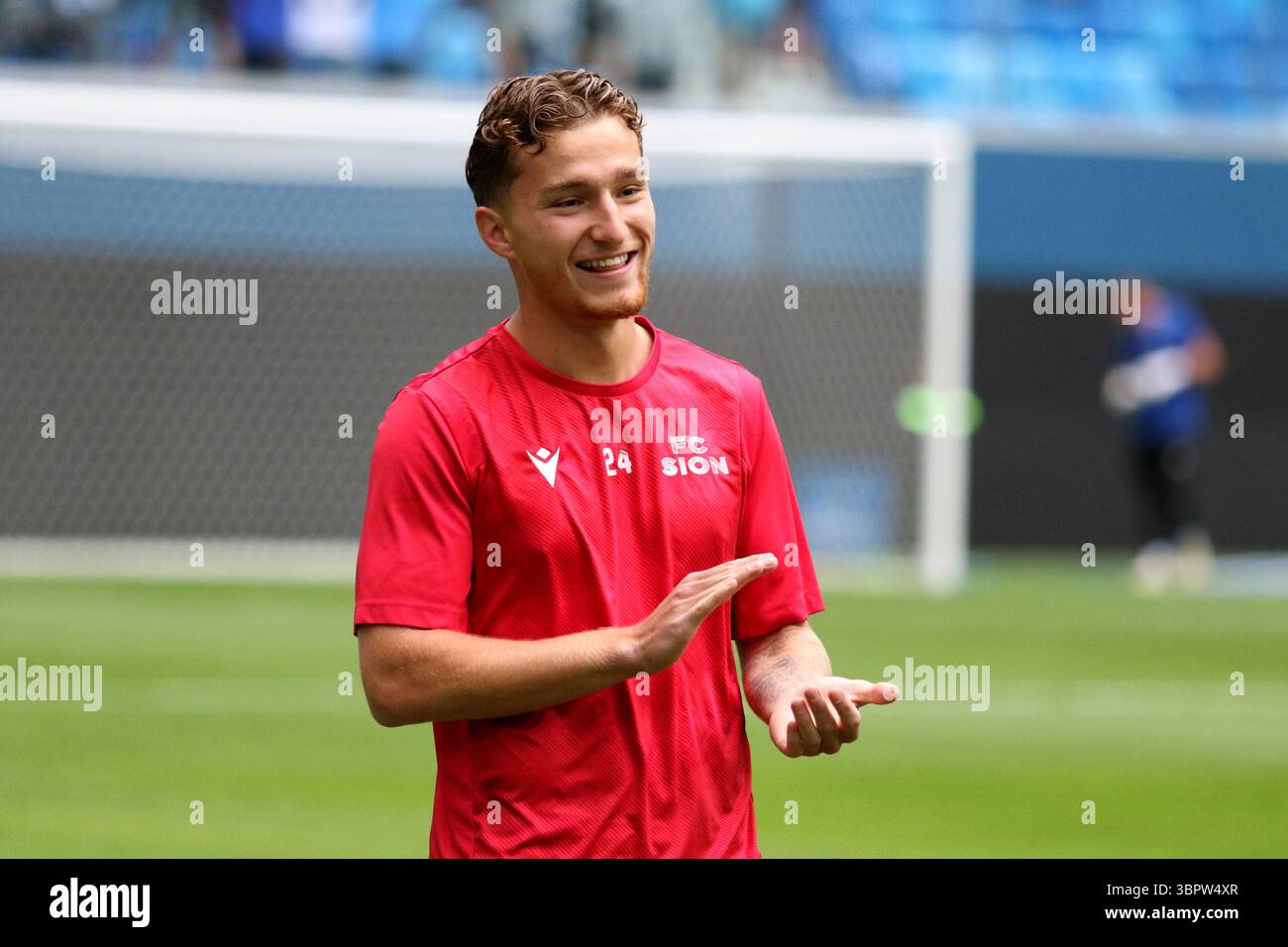 Maxime Dubosson (24) of Sion seen in action during the Winline, Super ...