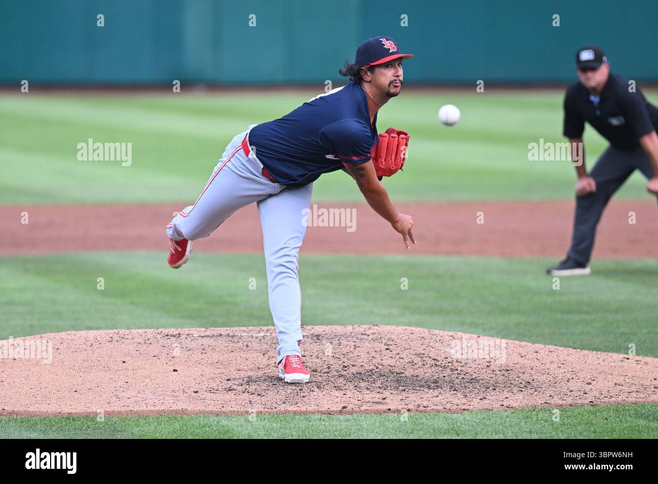 July 9, 2025:Louisville Bats pitcher Randy Wynne (9) pitches against ...
