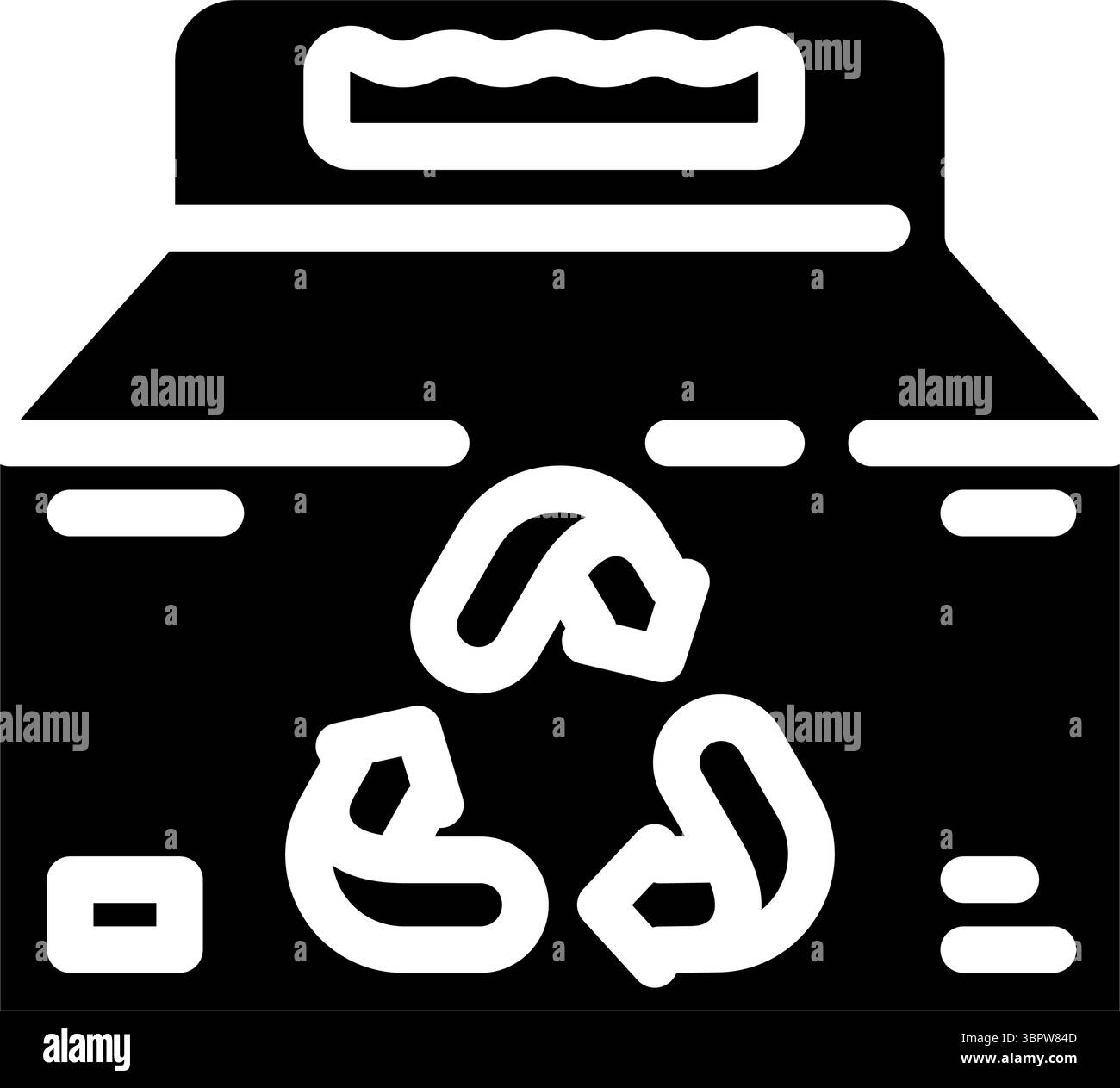 eco packaging glyph icon vector illustration Stock Vector Image & Art ...