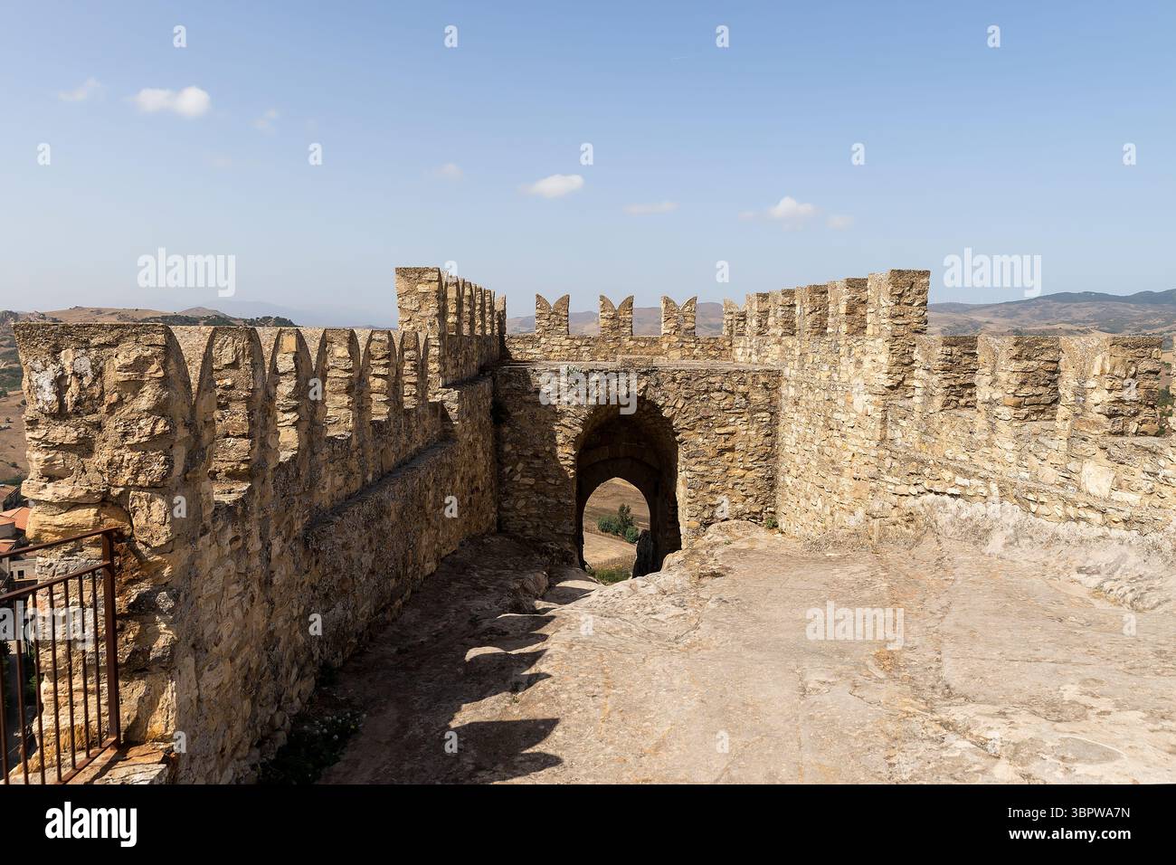 Architectural Views of The Ruins of Sperlinga Castle (Castello di ...