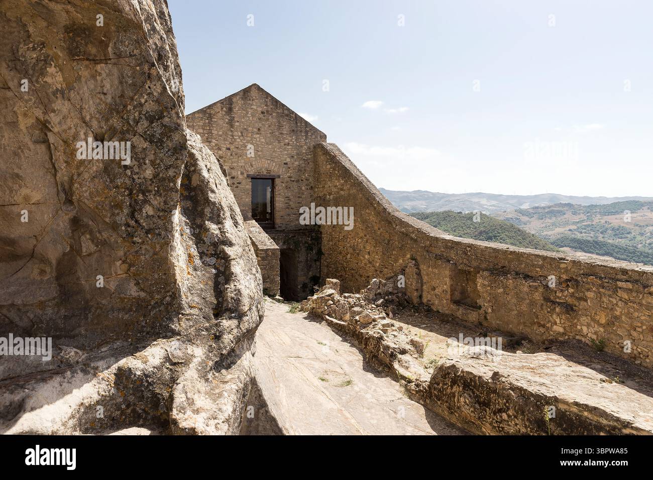 Architectural Views of The Ruins of Sperlinga Castle (Castello di ...