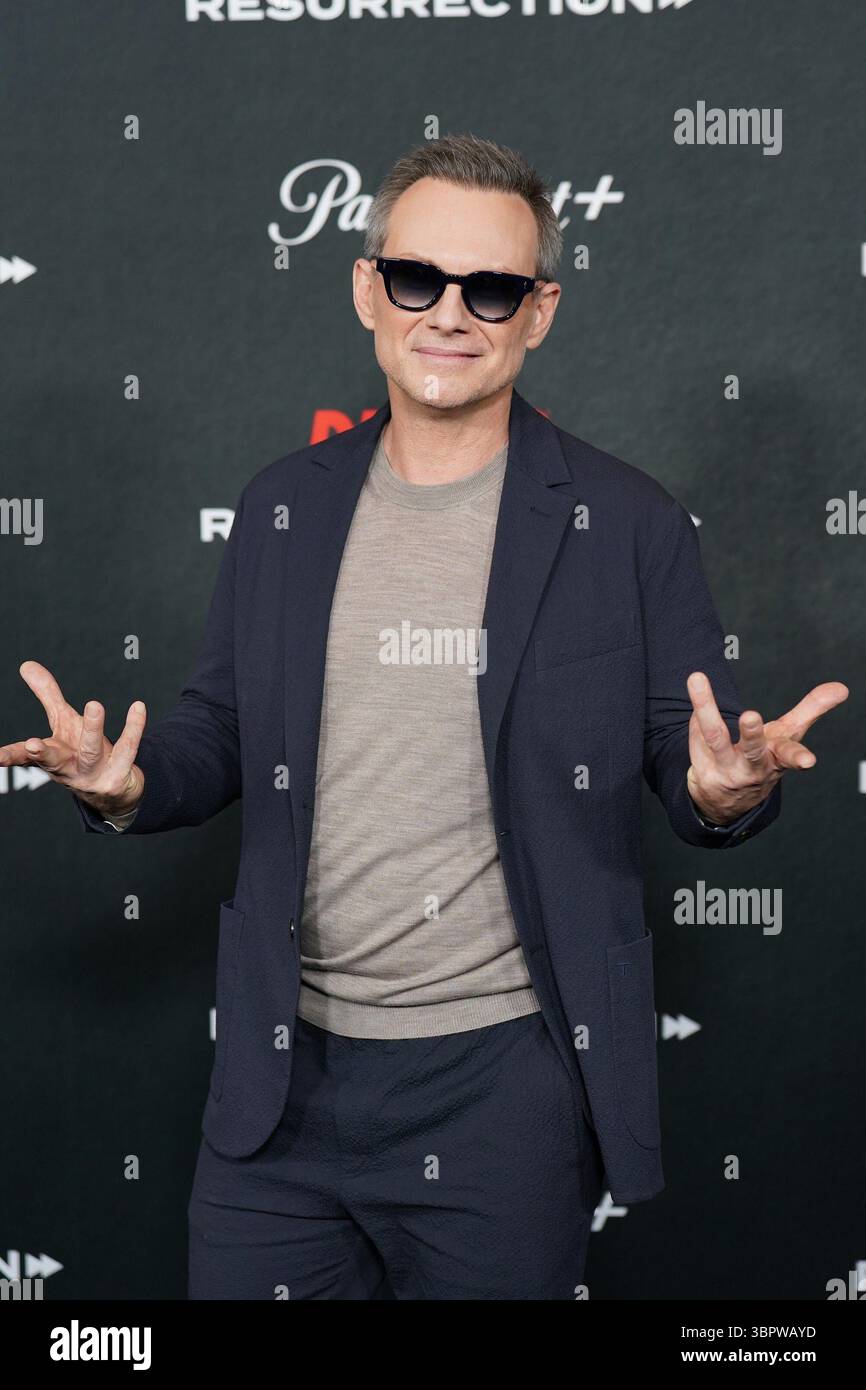 Ny. 09th July, 2025. Christian Slater at arrivals for DEXTER ...