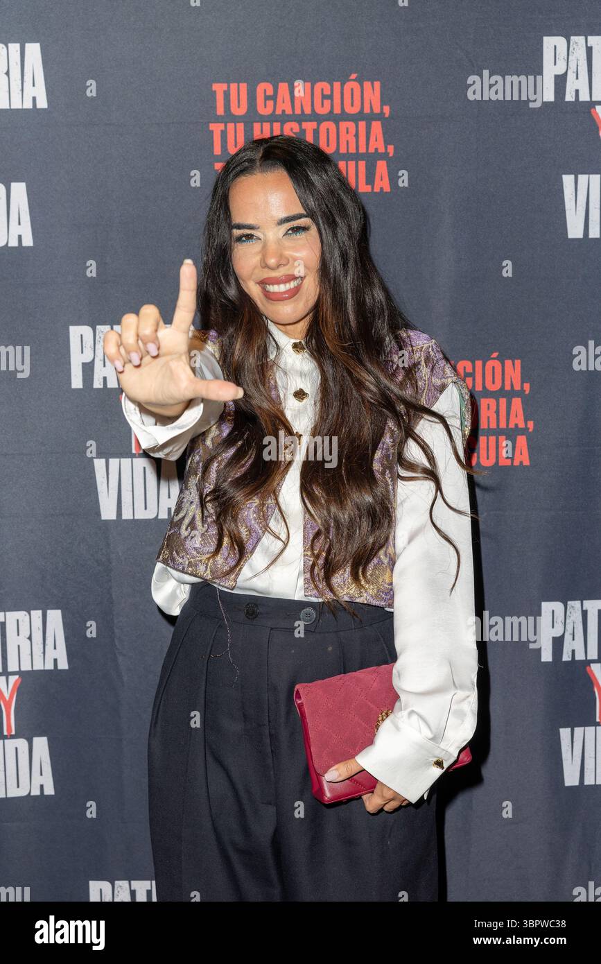 MIAMI, FLORIDA - JULY 09: Beatriz Luengo attends the "Patria Y Vida ...
