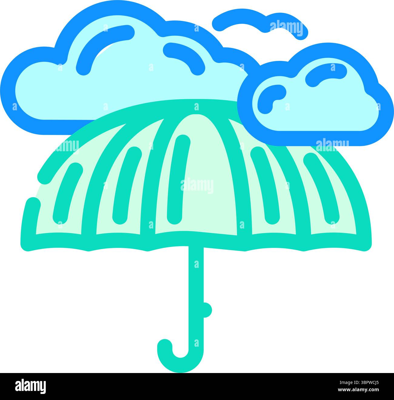 weatherproof color icon vector illustration Stock Vector Image & Art ...