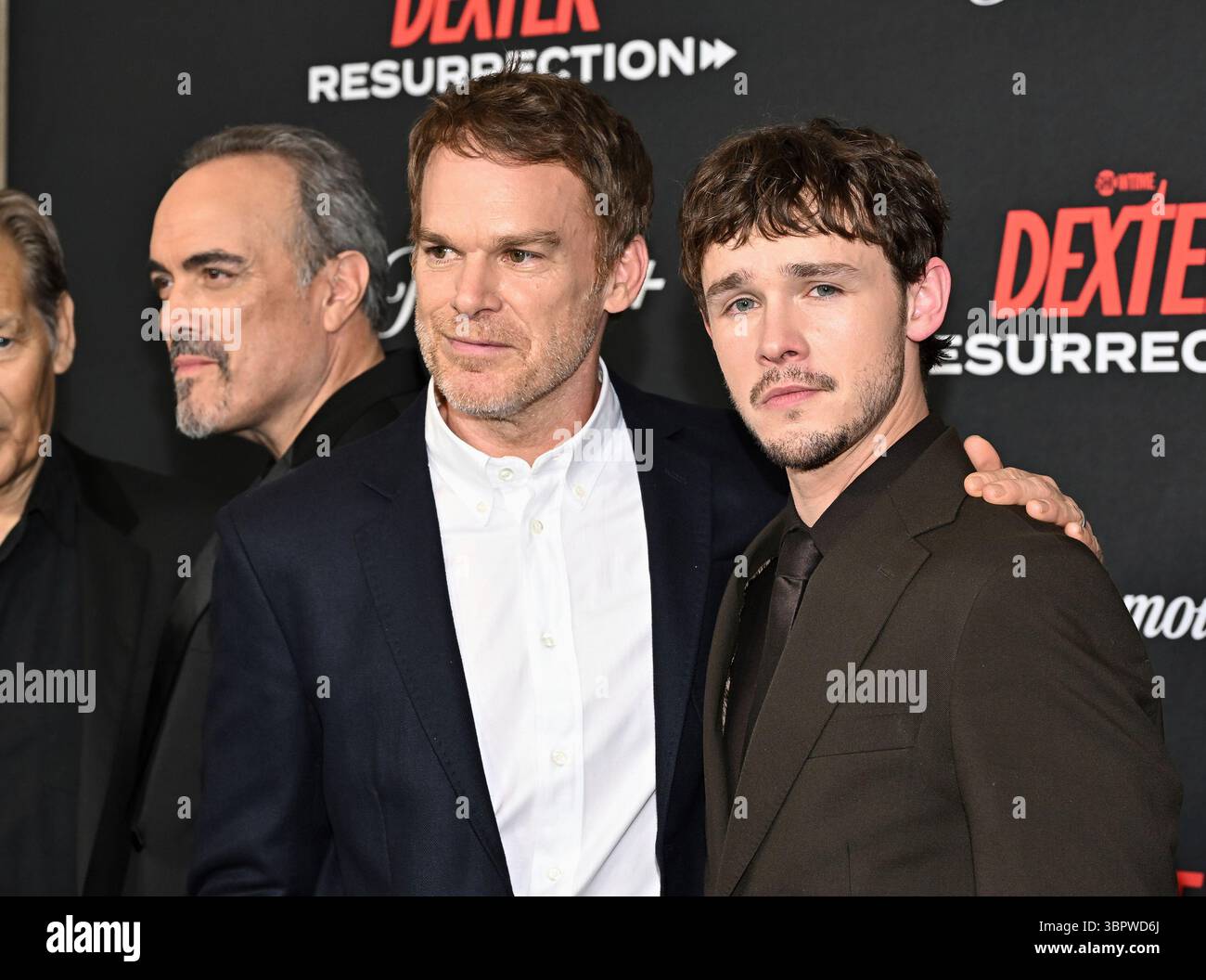 James Remar, left, David Zayas, Michael C. Hall and Jack Alcott attend ...