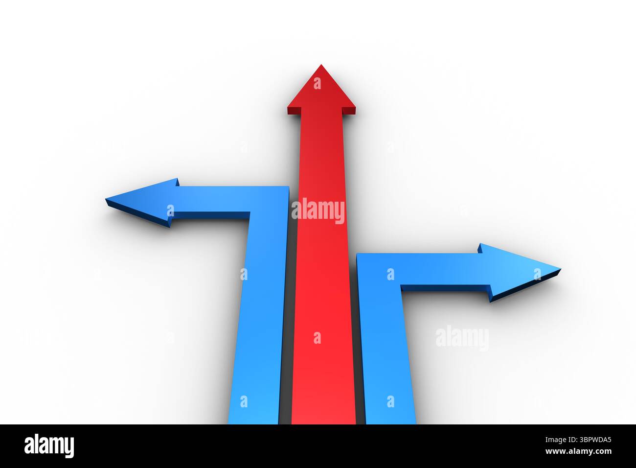 Arrows move down concept hi-res stock photography and images - Alamy