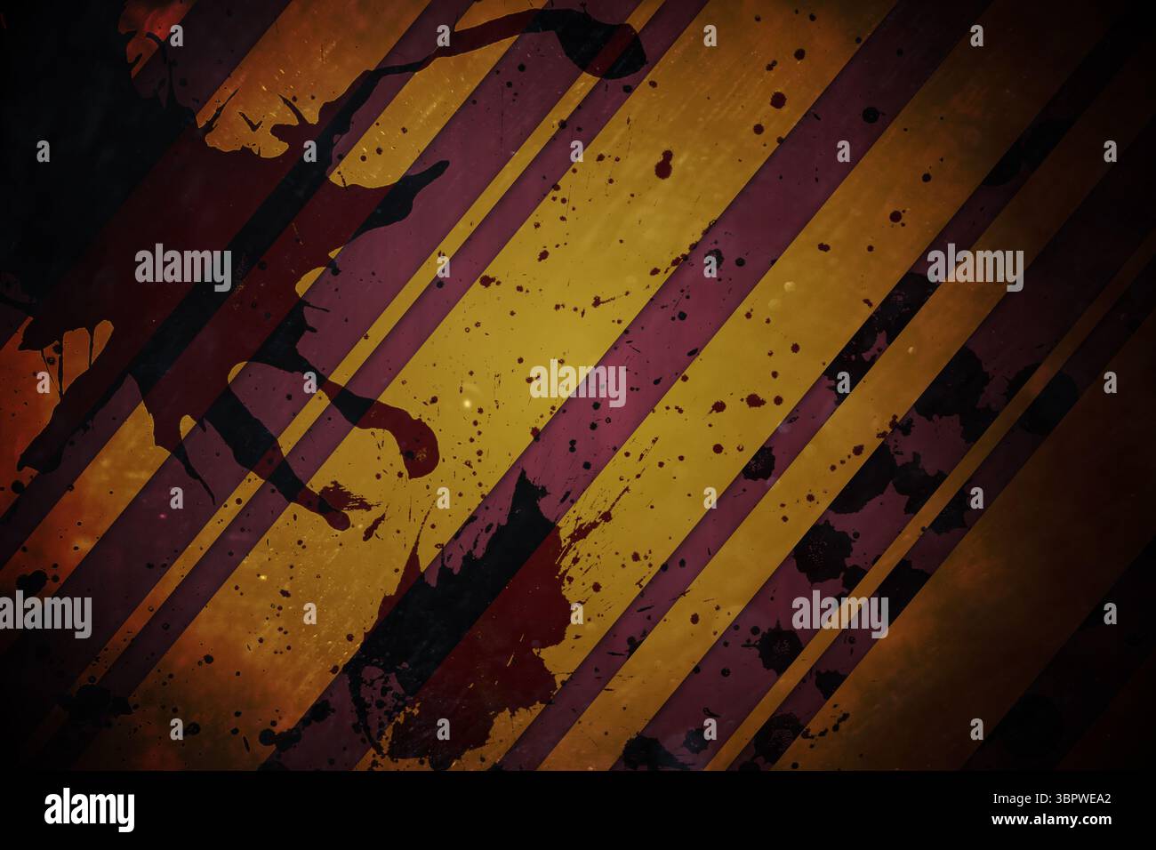 Linear design with paint splashes Stock Photo - Alamy