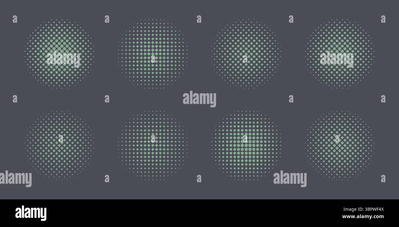 Dotted horizontal background radial Stock Vector Images - Alamy