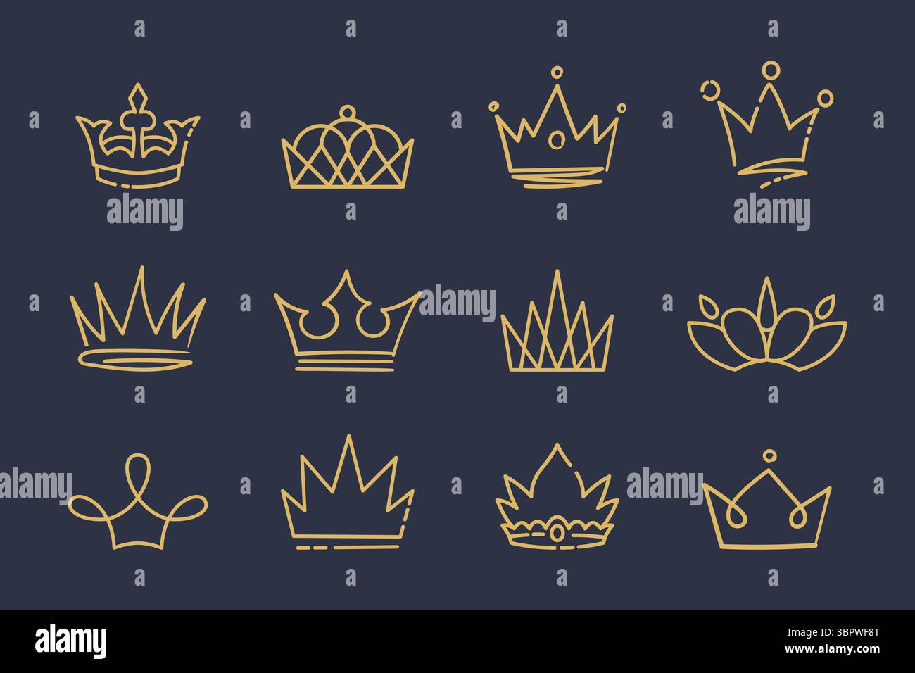 Drawn monarch king queen Stock Vector Images - Alamy