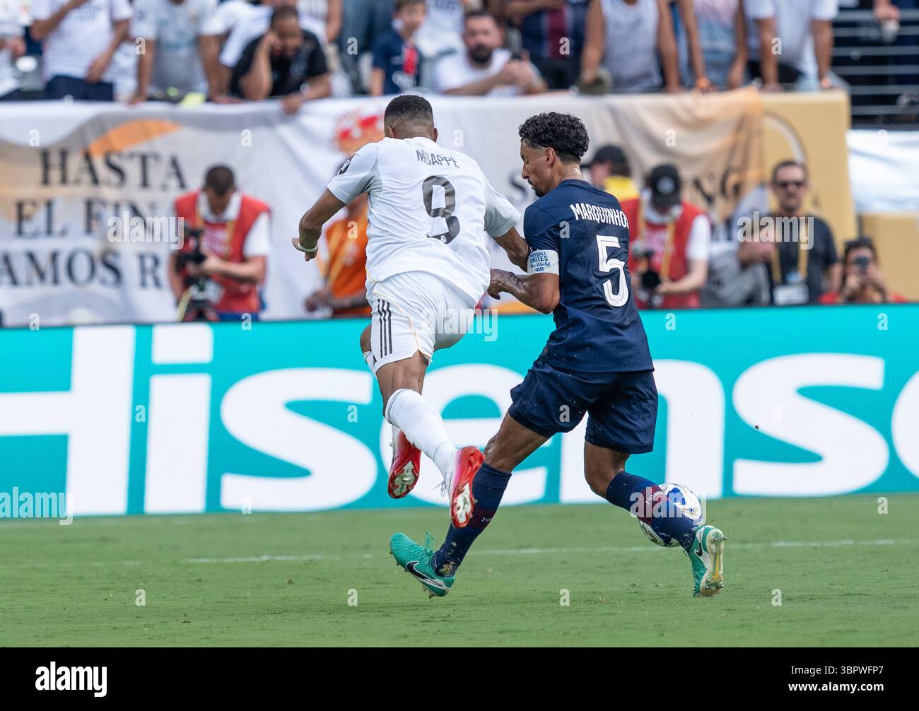 Marquinhos of paris football club with the cup hi-res stock photography ...
