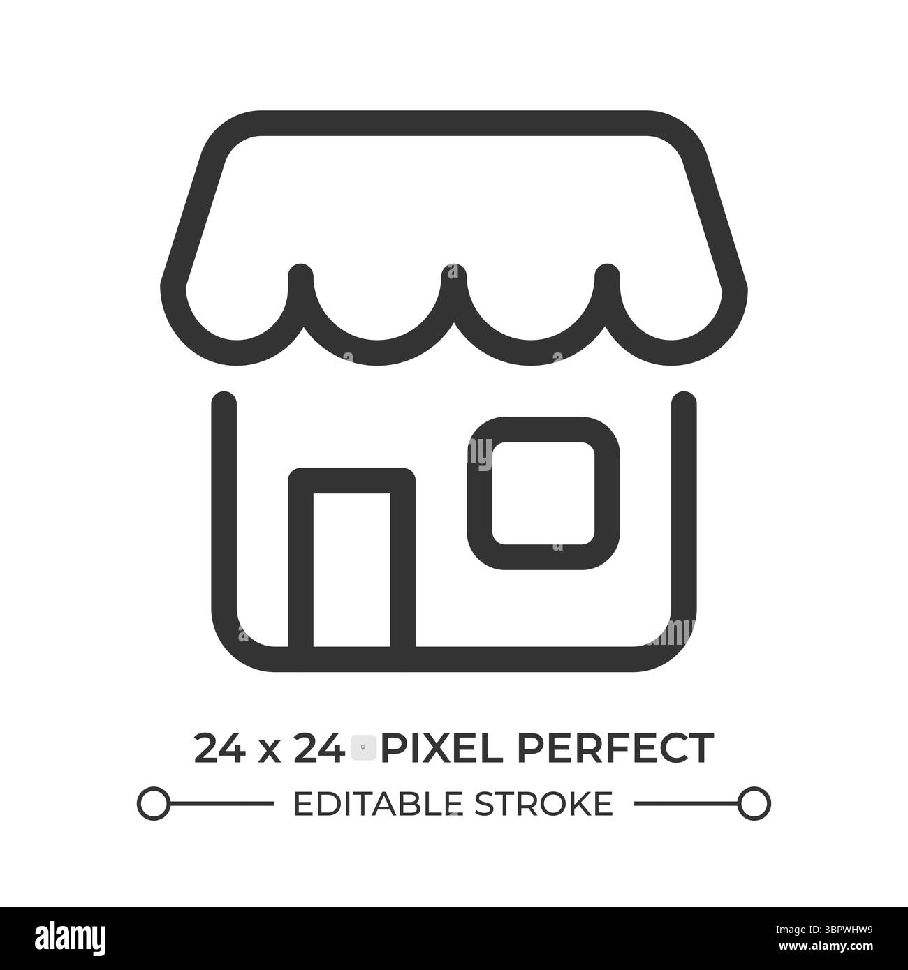 Icon user interface store Black and White Stock Photos & Images - Alamy